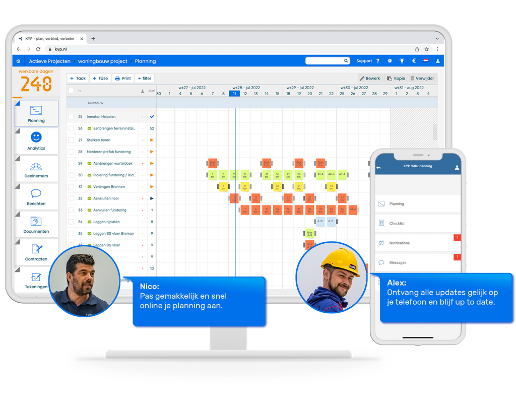 Slimmer samenwerken in de bouw, zonder gedoe | KYP Project